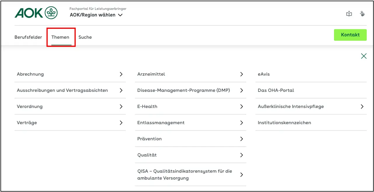 Informationen zum AOK – Gesundheits-Partner-Portal in Leichter Sprache ...