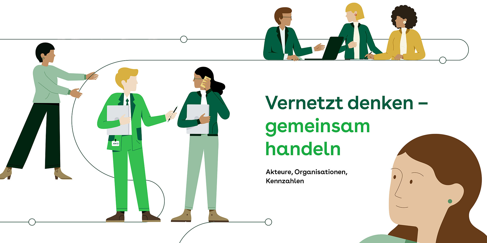 AOK-Broschüre: Vernetzt denken – gemeinsam handeln | AOK Presse